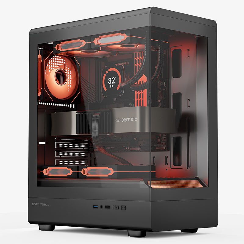 Goldkist V365B ATX Gaming PC Case with Built‑In Power Supply | Cosmic ...