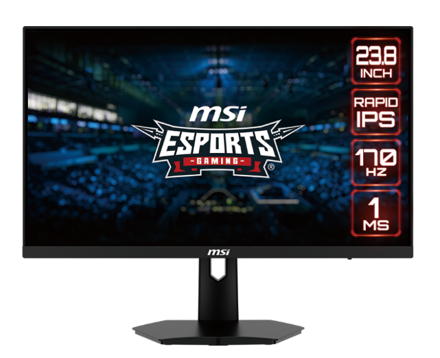 MSI G244F 24 Inch FHD Gaming Monitor - 1920 x 1080 IPS Panel, 170 Hz / 1ms | Cosmic Computing