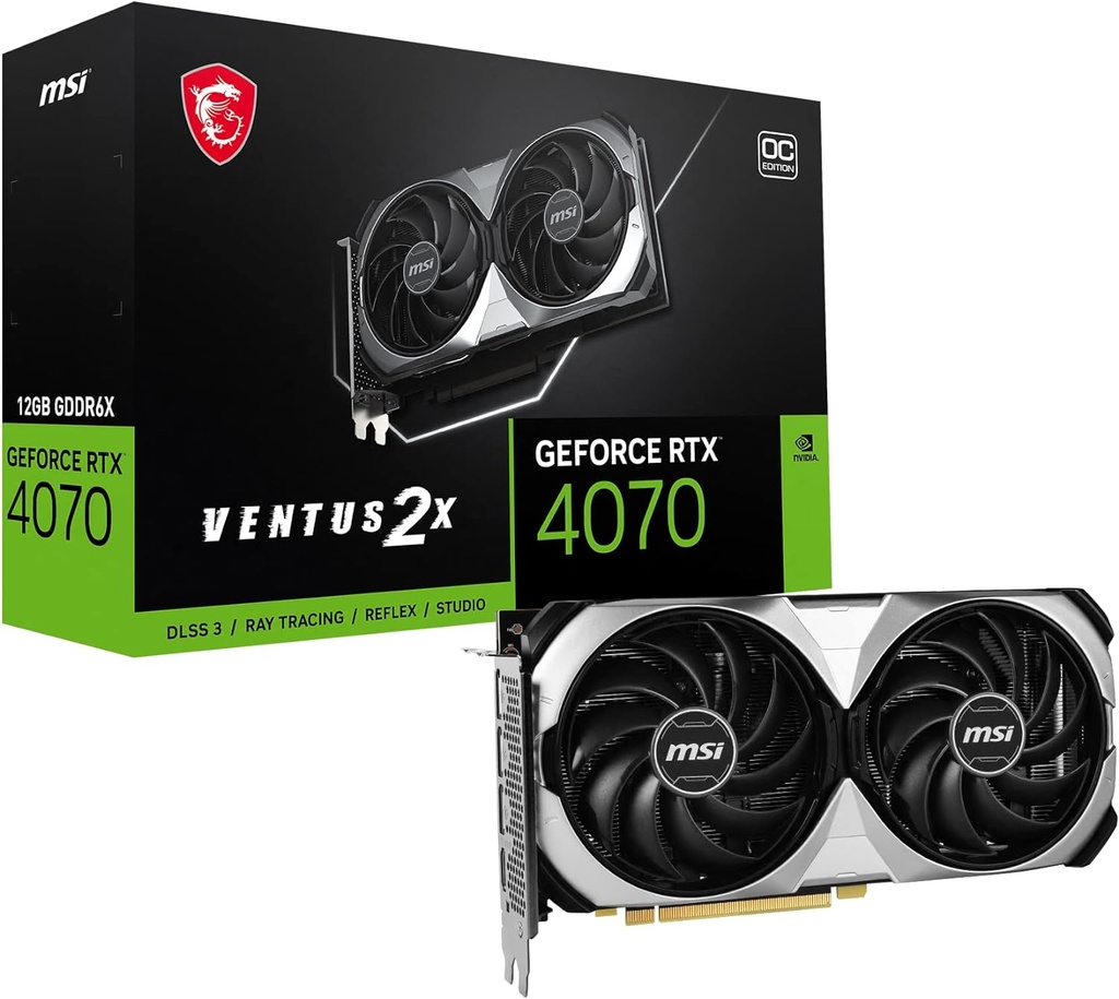 MSI GeForce RTX™ 4070 VENTUS 2X 12G OC - Graphics Card | Cosmic Computing