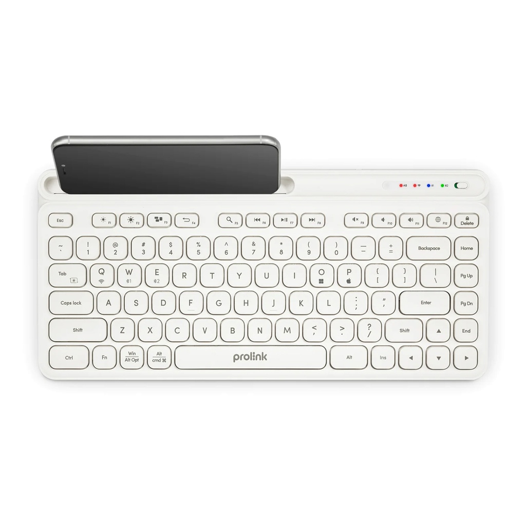 Prolink Wireless Bluetooth + 2.4GHz Multi-Device Mini Keyboard Anti ...