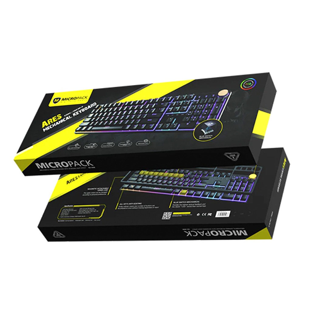 Micropack ARES GK-30M RGB Mechanical Gaming Keyboard | Cosmic Computing