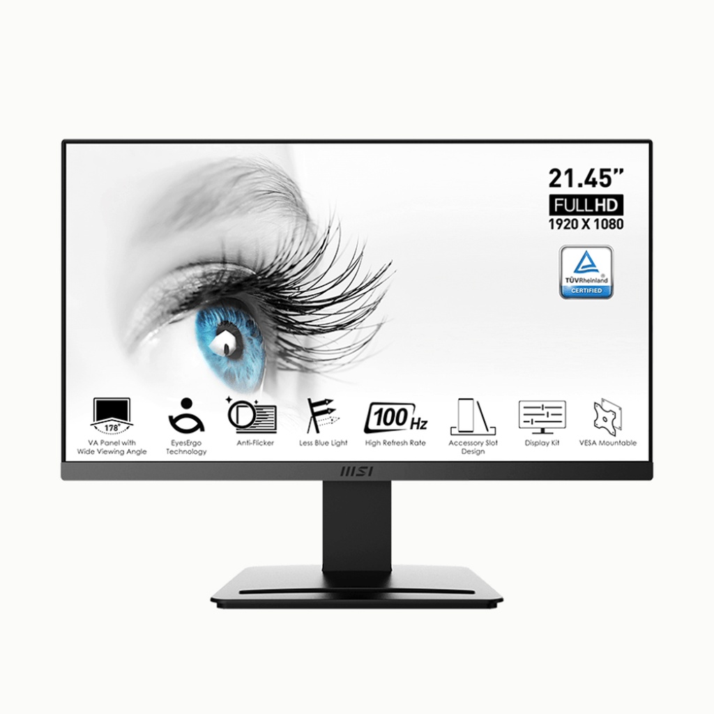 MSI PRO MP223 SERIES 21.45" BLACK MONITER | Cosmic Computing